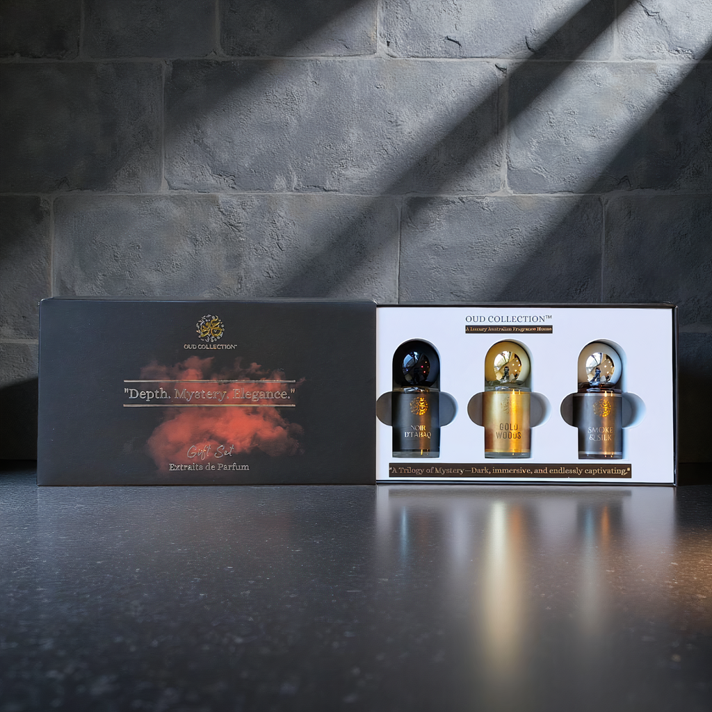 DEPTH · MYSTERY · ELEGANCE · GIFT SET – OUD COLLECTION™